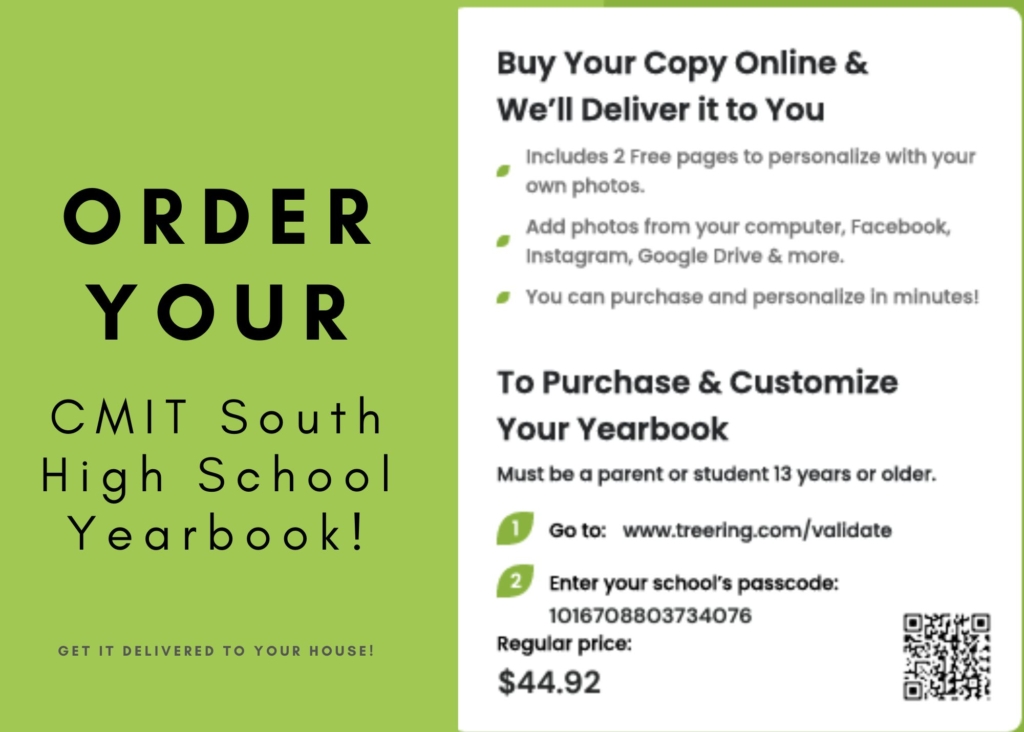 CMIT SOUTH HIGH SCHOOL ’22-23 YEARBOOK ON SALE NOW!!! – Chesapeake Math ...